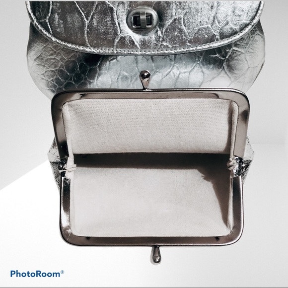 Vintage | Bags | Vintage Silver Purse With Silver Coin Purse | Poshmark